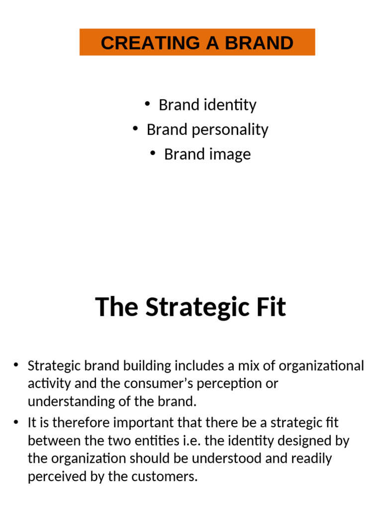 Brand Personality Identity Image | PDF | Brand | Identity (Social Science)