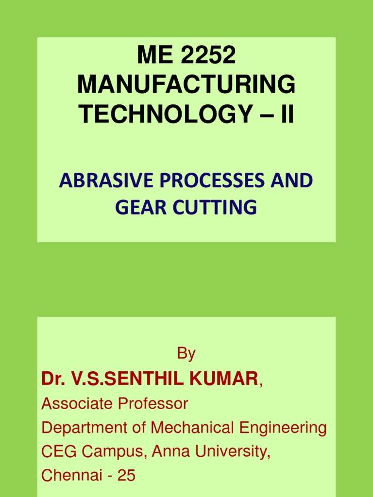 Gear Manufacturing Processes: Forming Methods Like Casting, Sintering ...