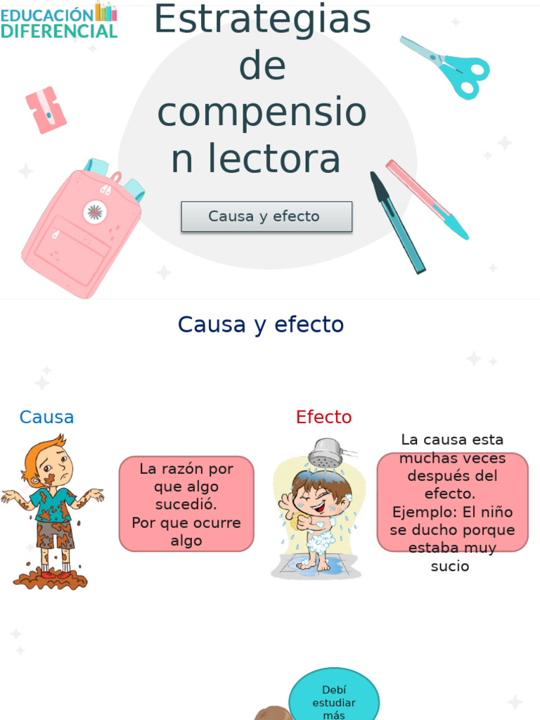 Comprension Lectora Causa y Efecto | PDF