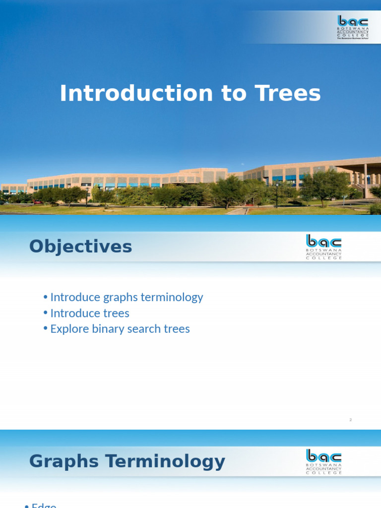 Introduction to Trees and Graphs | PDF | Vertex (Graph Theory ...