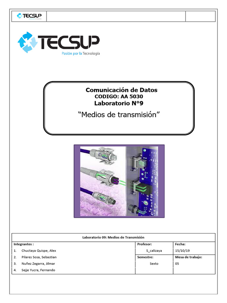 L09 - Medios de Transmisión - Vs - 2 | PDF | Fibra óptica | Conector eléctrico