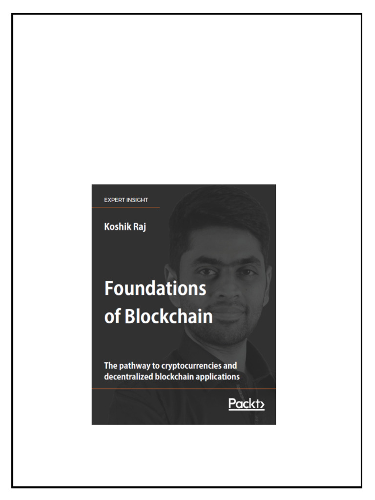 Foundations of Blockchain Koshik Raj Download | PDF | Sky | Cloud