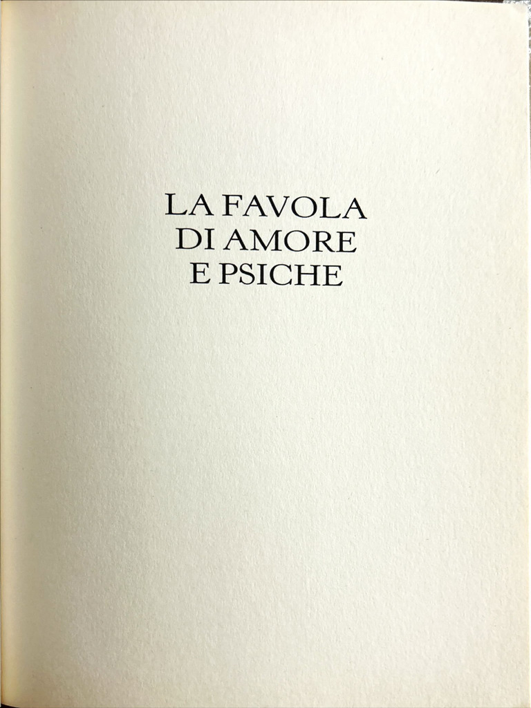 Amore e Psiche | PDF