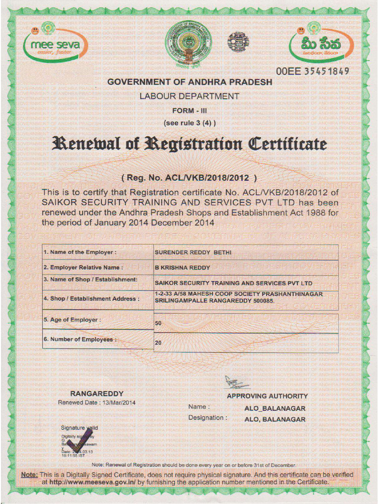 Labour Licence | PDF