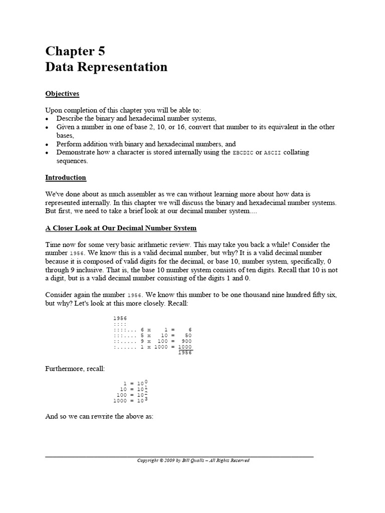 Understanding Binary and Hexadecimal Systems | PDF | Computer Science ...