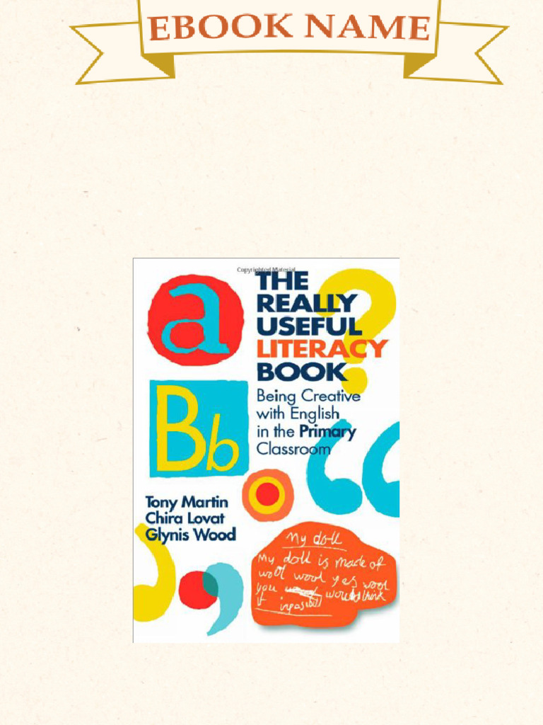 The Really Useful Literacy Book Tony Martin Download | PDF | Literacy ...