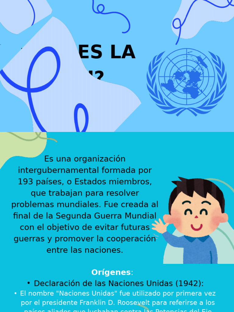 ONU Que Es | PDF | Naciones Unidas | Relaciones internacionales