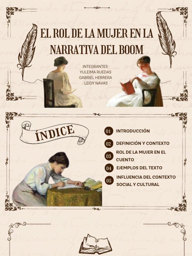 El Rol de La Mujer en La Narrativa Del Boom | PDF | Mujer | Cuentos