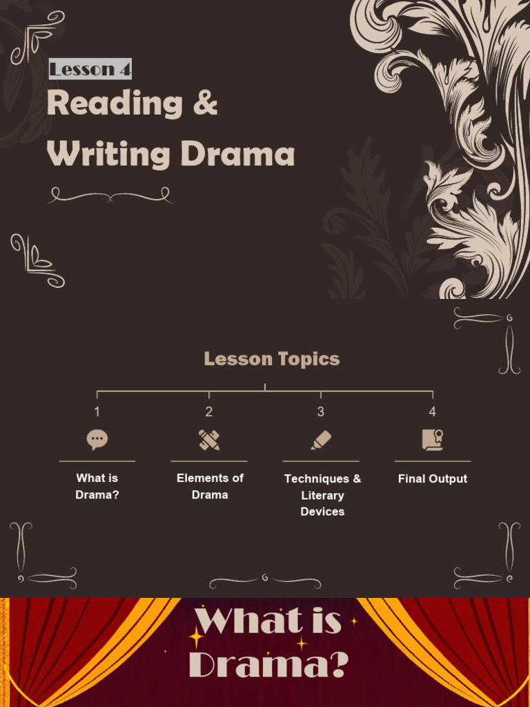 Understanding Drama: Elements & Techniques | PDF