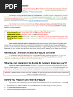 Home Blood Pressure Diary Instructions | PDF | Blood Pressure ...