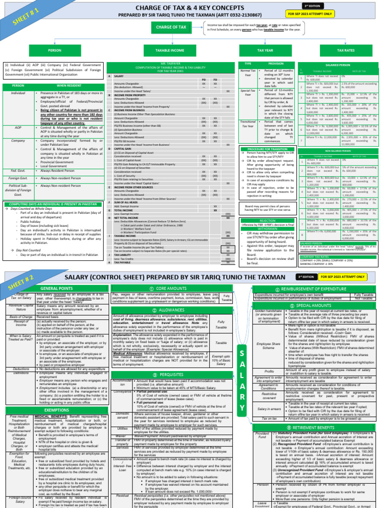 Income Tax All 11 Sheets | PDF | Cost Of Living | Employment