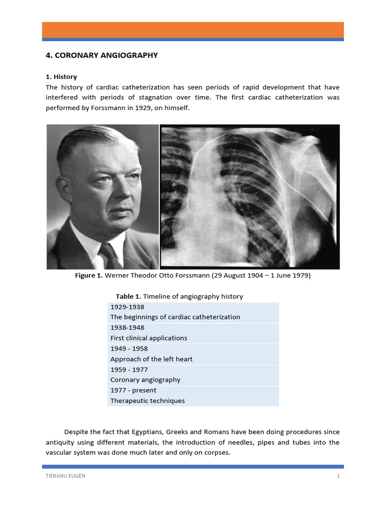 Curs 4 Tehnici Diagnostice Si Terapeutice in Cardiologie Anul IV Seria E | PDF | Coronary ...