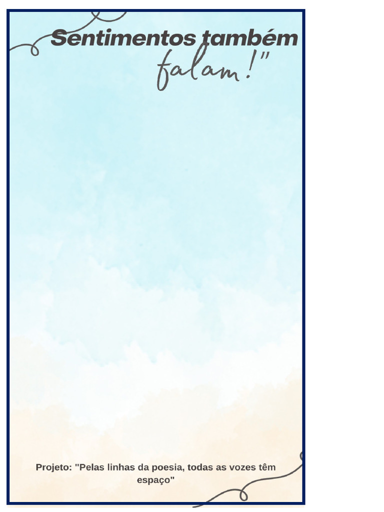 Sentimentos Tambem Falam | PDF
