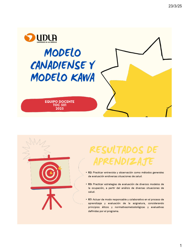 COMP y KAWA 2 | PDF | Terapia ocupacional | Paradigma