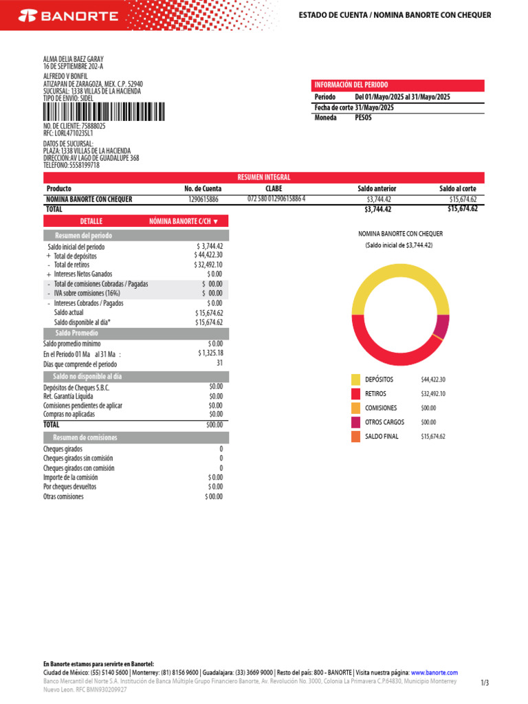 MAYO2025 | PDF | Bancos | Industrias de servicio