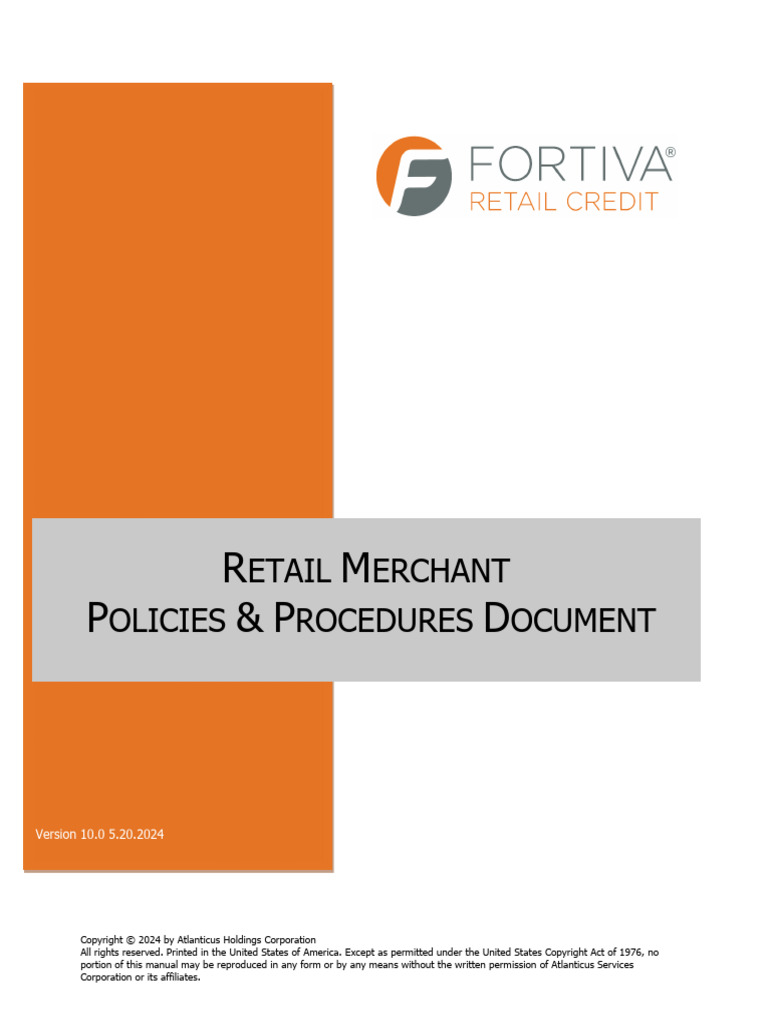 Retail Merchant PPs Ver10.0 FINAL | PDF | Identity Document | Credit Card