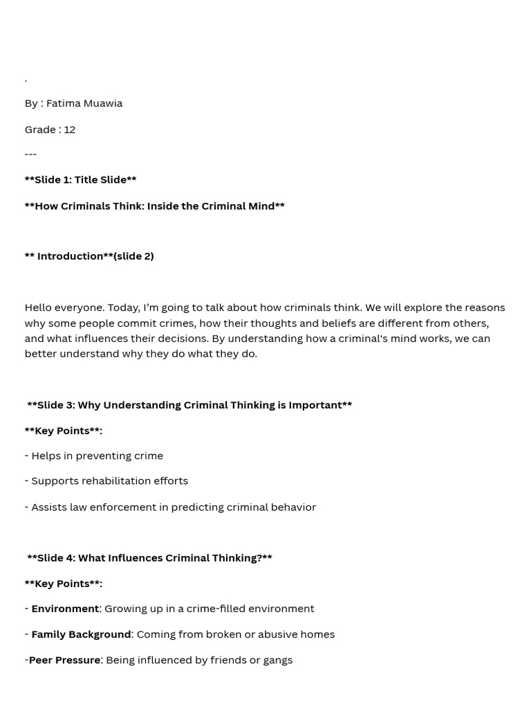 Here's A Detailed Presentation For A Grade 12 English Class Titled "How ...