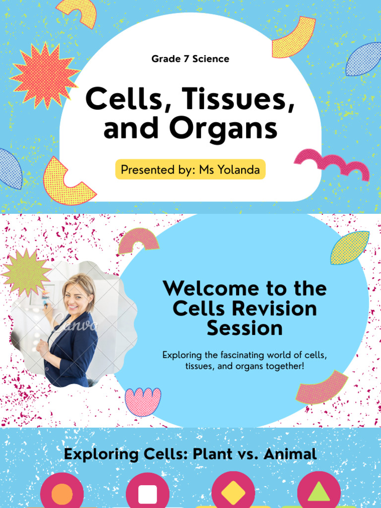 Exploring Cells: Plant vs. Animal | PDF | Cell (Biology) | Tissue (Biology)