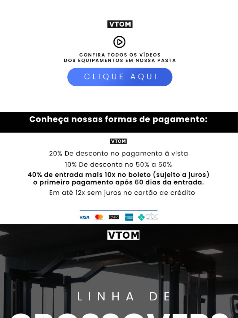 Equipamentos de Musculação VT Official | PDF | Musculação