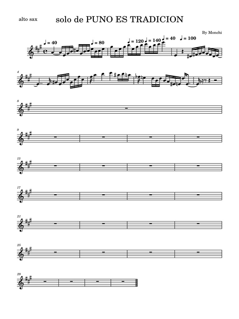 Solo de PUNO ES TRADICION | PDF