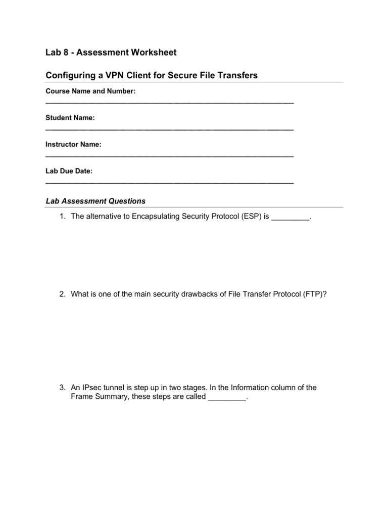 NetSec v03 Lab08 AW | PDF