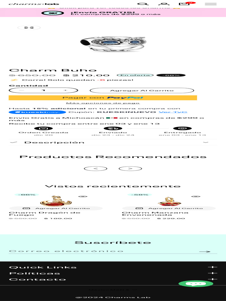 Charm Buho - Charms Lab | PDF