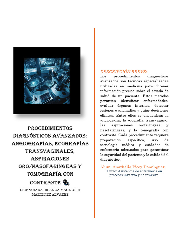 Trabajo Picoy | PDF | Ultrasonido médico | Angiografía