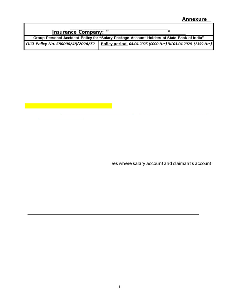 PAI & AAI Claim Intimation and Submission Procedure | PDF | Physician ...