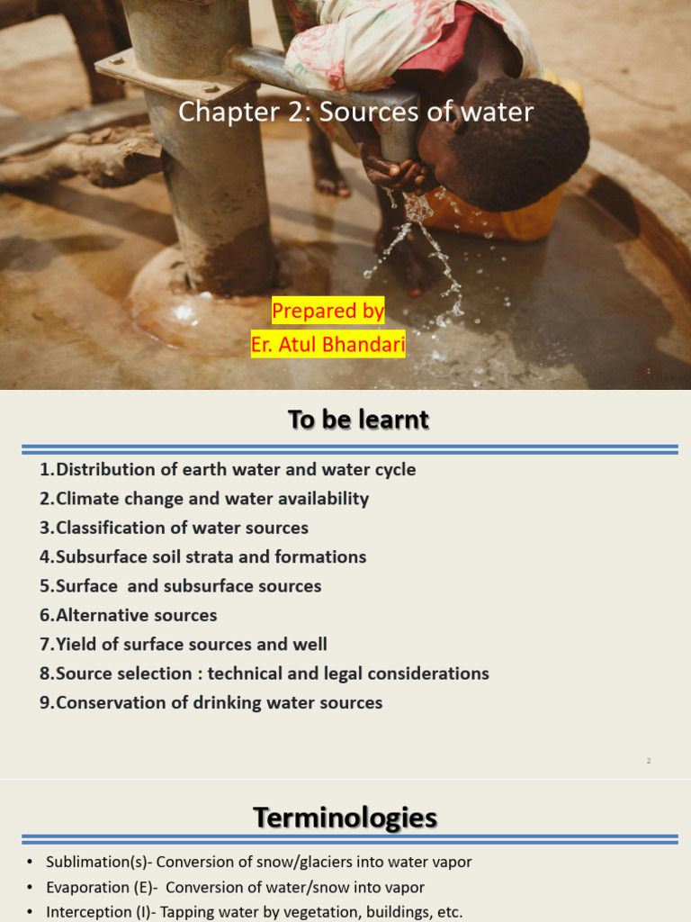 Water Sources and Climate Impact Overview | PDF | Aquifer | Groundwater