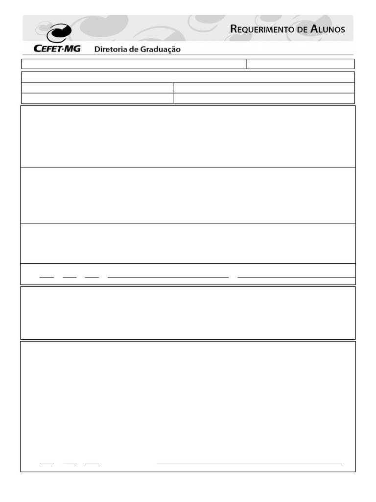 FormDirgrad 01 Requerimento de Aluno Coord v1 | PDF