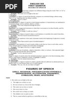 Parts of Speech & Figures of Speech Key | PDF