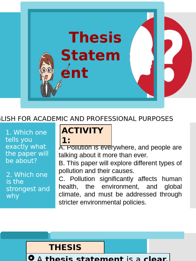 Crafting Effective Thesis Statements | PDF | Essays | Thesis