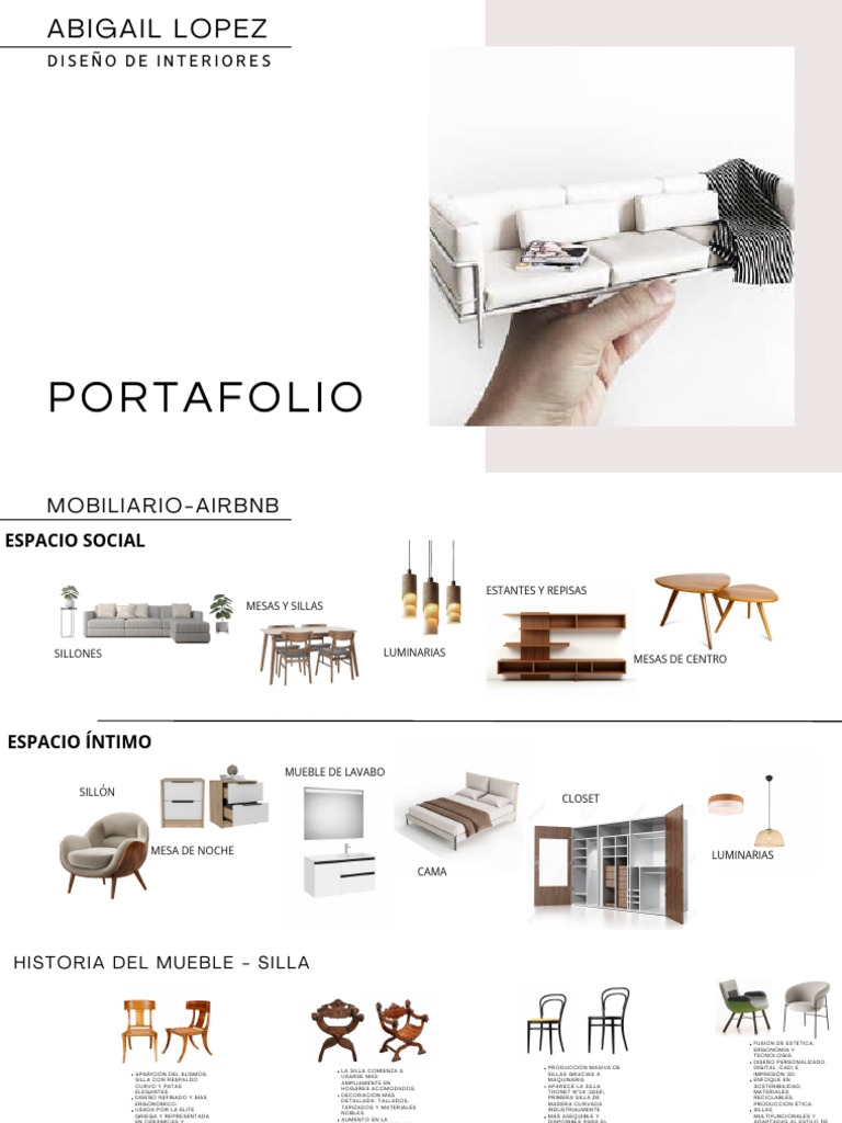Diseño de Mobiliarios | PDF | Mueble | Silla
