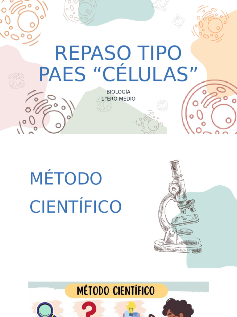 Clase - Repaso de Células | PDF