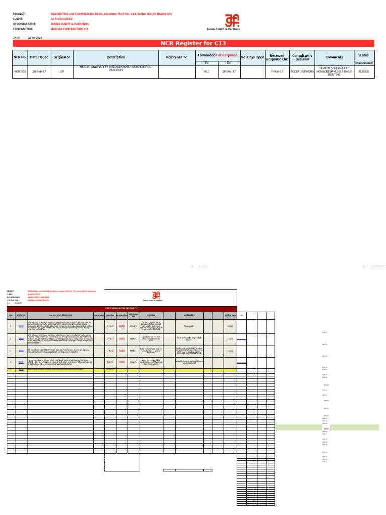 Updated Log - C13 Project | PDF