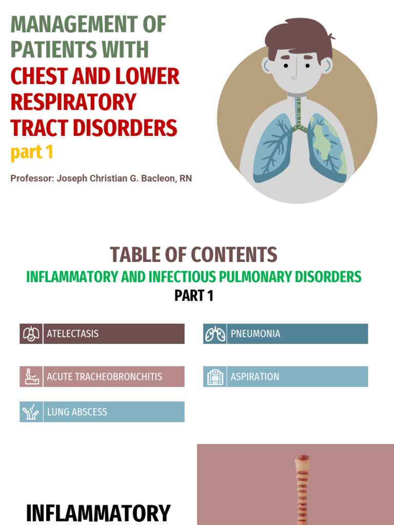 Chest Lower Respiratory Tract Disorders | PDF | Pneumonia | Lung