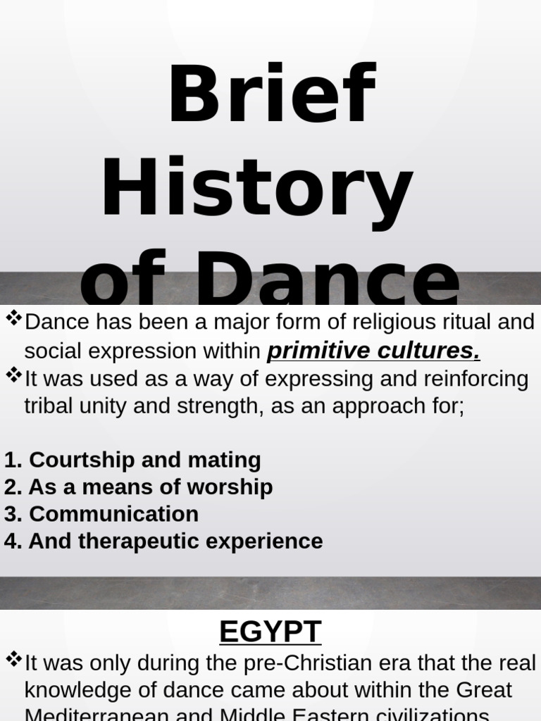 History of Dance: From Pre-Christian to Christian Era | PDF | Dances