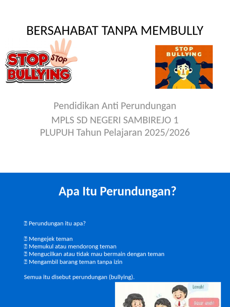 MPLS SD Anti Perundungan Desain | PDF