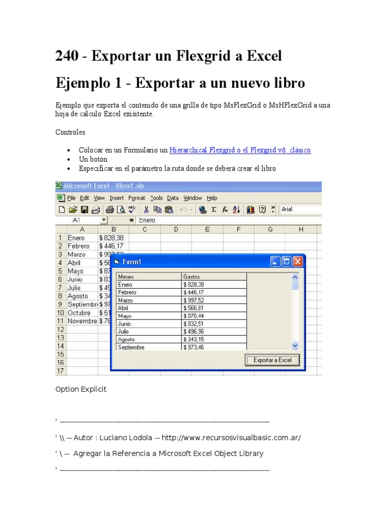 240 Exportar e Importar Excel | PDF | Microsoft Excel | Ciencias de la Computación