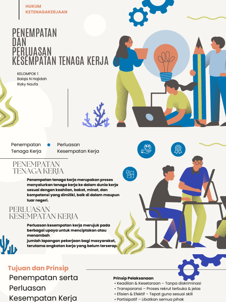Penempatan Dan Perluasan Kesempatan Tenaga Kerja PDF | PDF