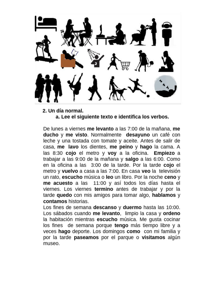 Lectura Verbos | PDF