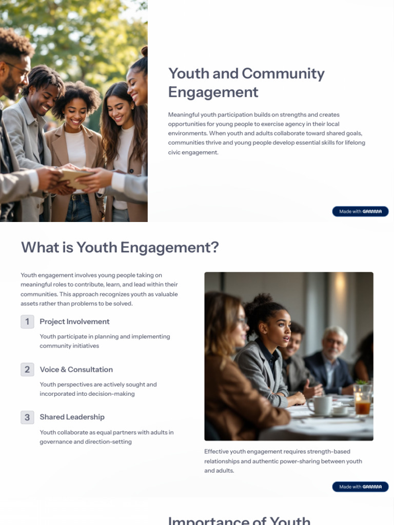 Empowering Youth in Community Development | PDF | Civic Engagement ...