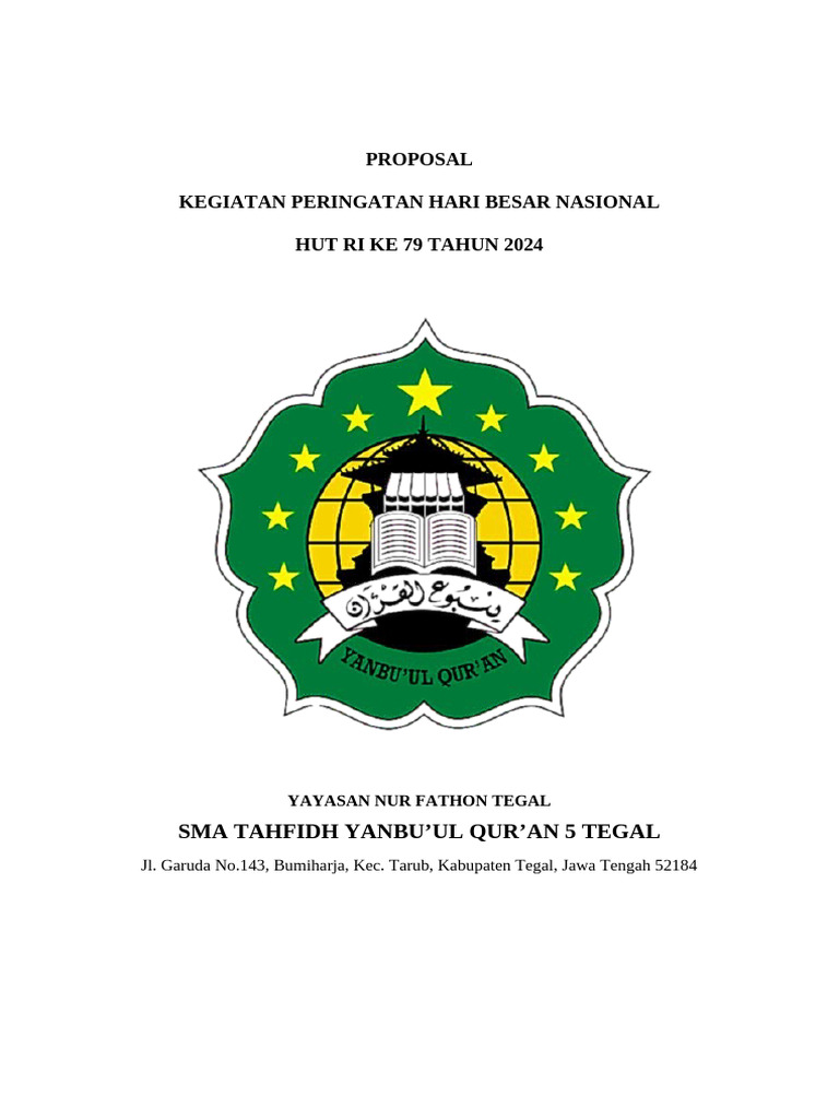 Proposal Lomba Hut Ri 2024 | PDF