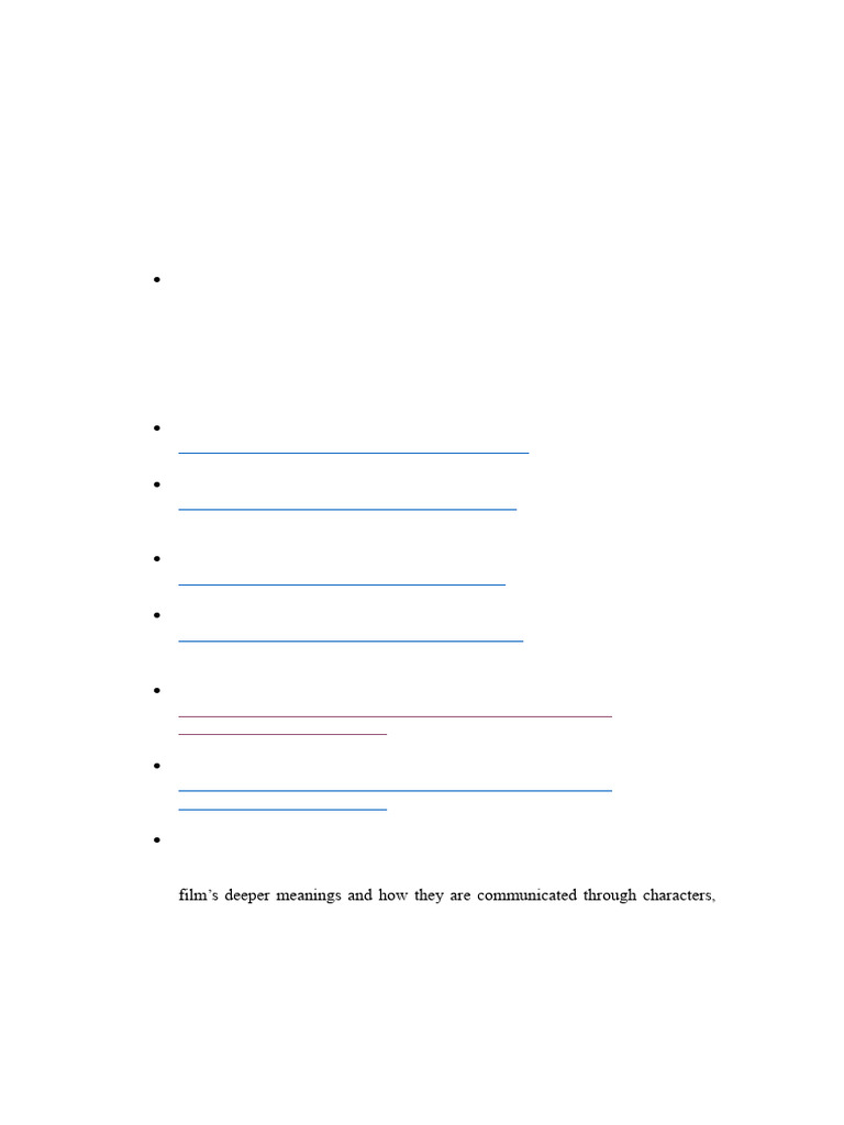 Film Analysis Assignment | PDF