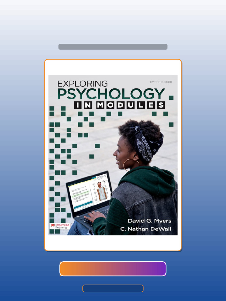 Exploring Psychology in Moduls 12th Edition HQ File Fast Access | PDF ...