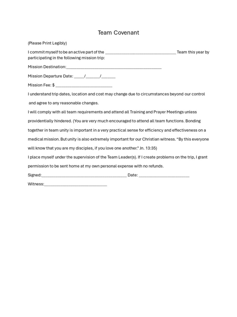 Mission Forms All | PDF | Indemnity | Common Law