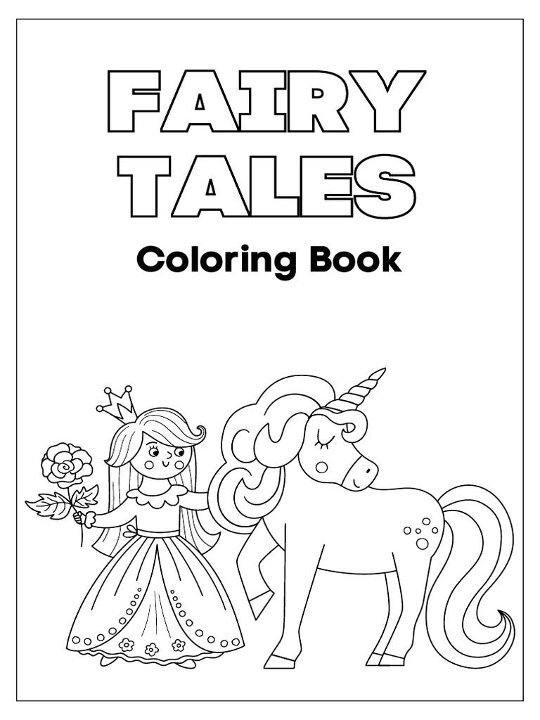 Fairy Tale Coloring Book for Kids | PDF