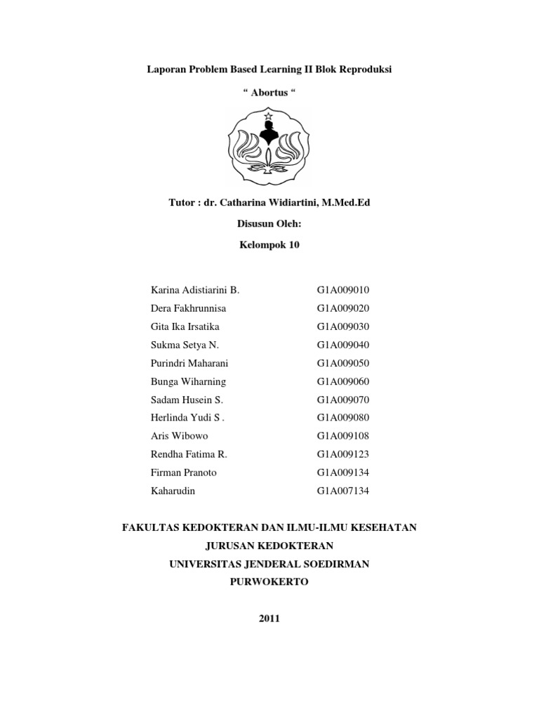 Laporan Problem Based Learning II Edit | PDF