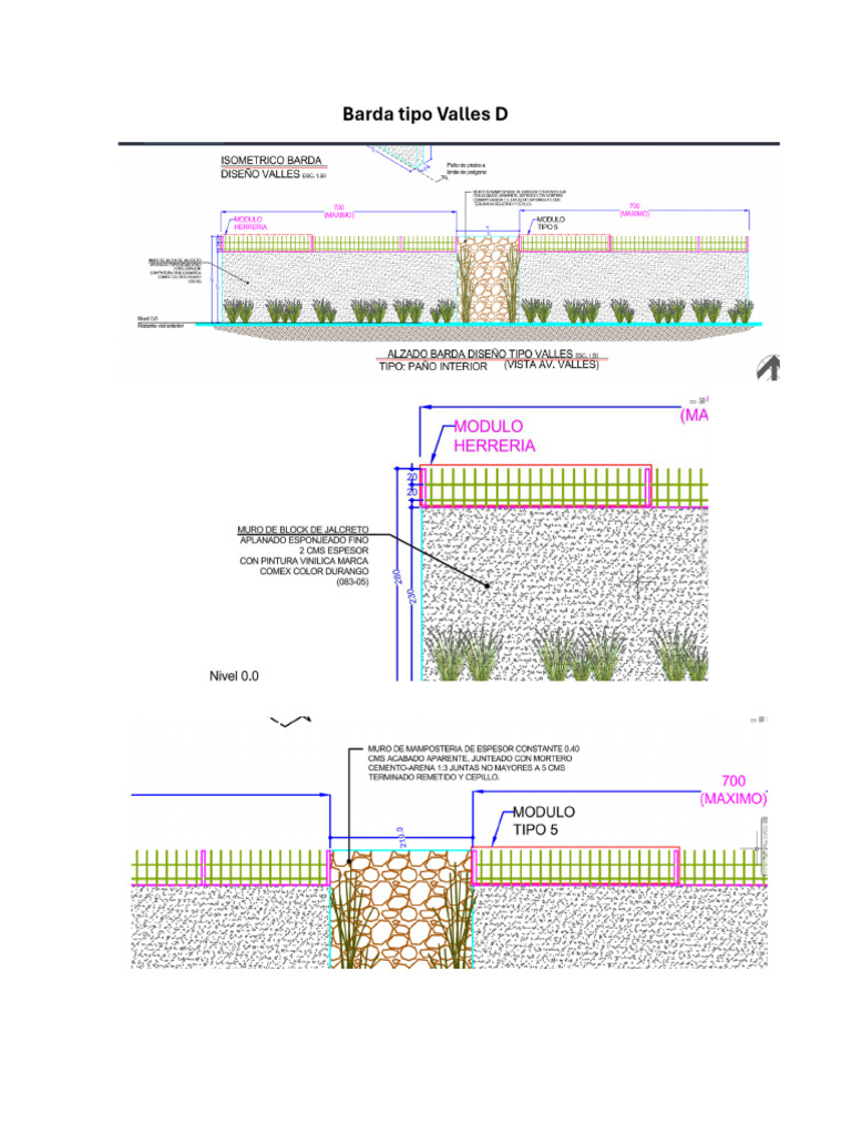 Bardas Tipo Valles D | PDF