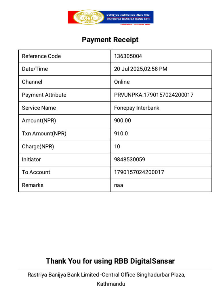 Receipt 1753002816456 | PDF